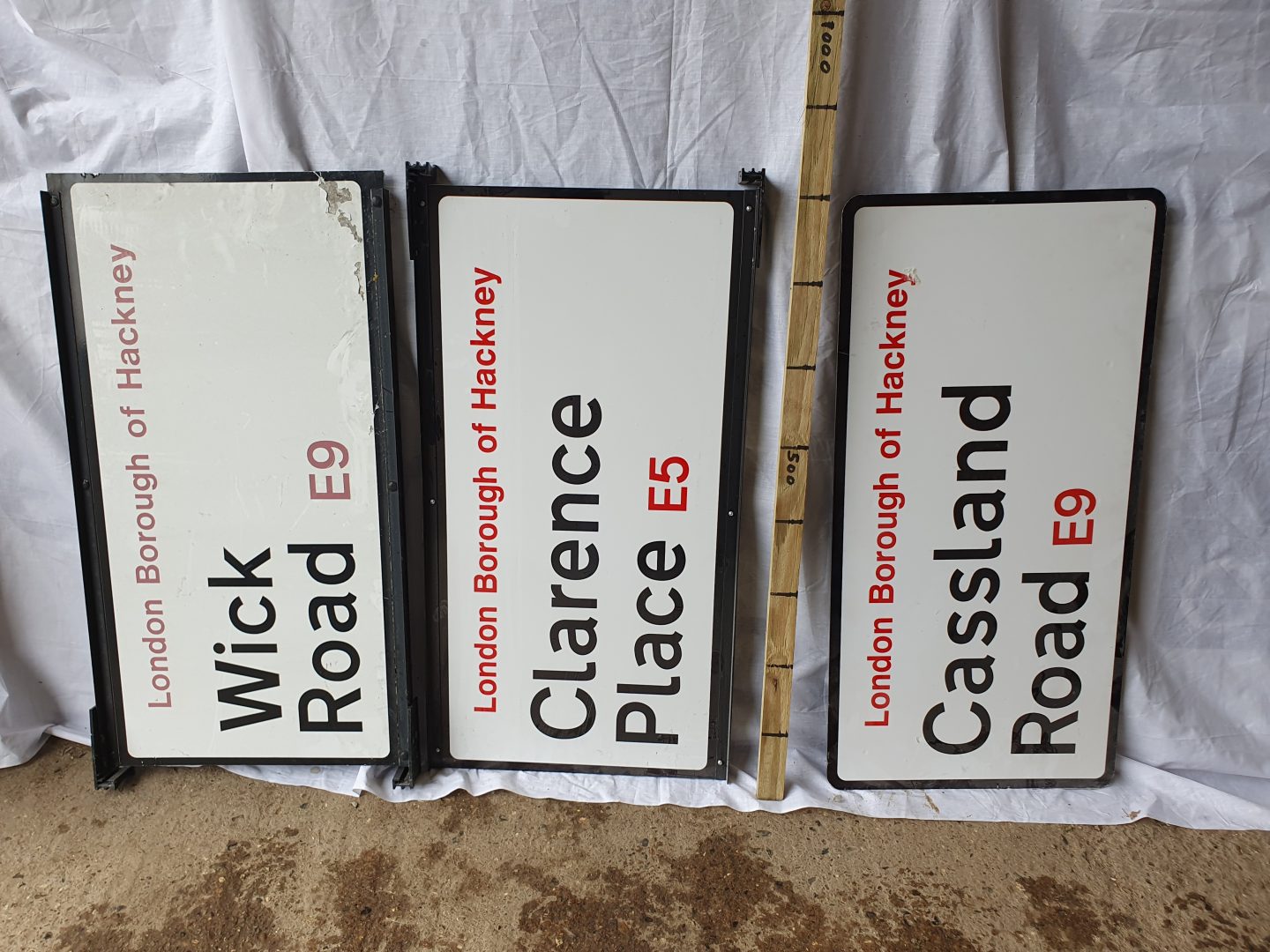 London Borough of Hackney Signs | Fenori | Street Furniture Salvage ...