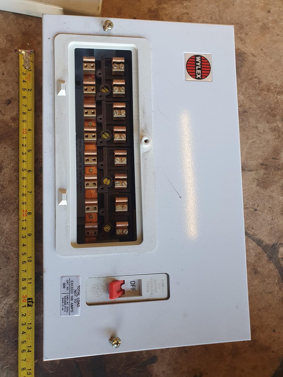 Wylex Electric Distribution Board – New – Street Furniture Salvagers ...