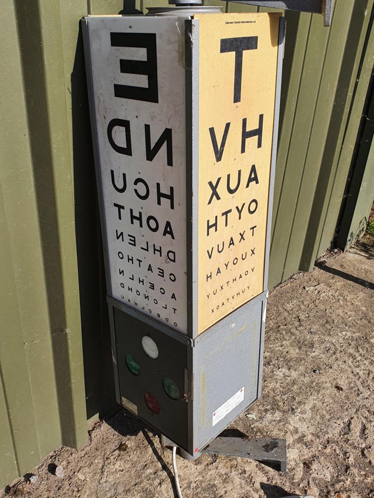 Illuminated Eye Test Unit | Fenori | Street Furniture Salvage, Prop ...