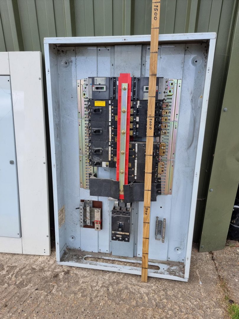 Large Industrial Fuse Cabinet All switches and fuses intact Metal ...