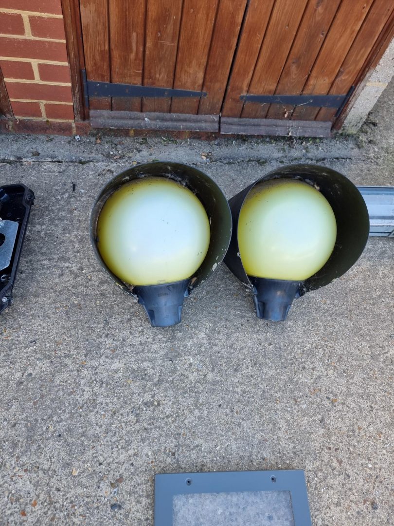 Shrouded Belisha Beacons – Street Furniture Salvagers , Prop Hire & Sales