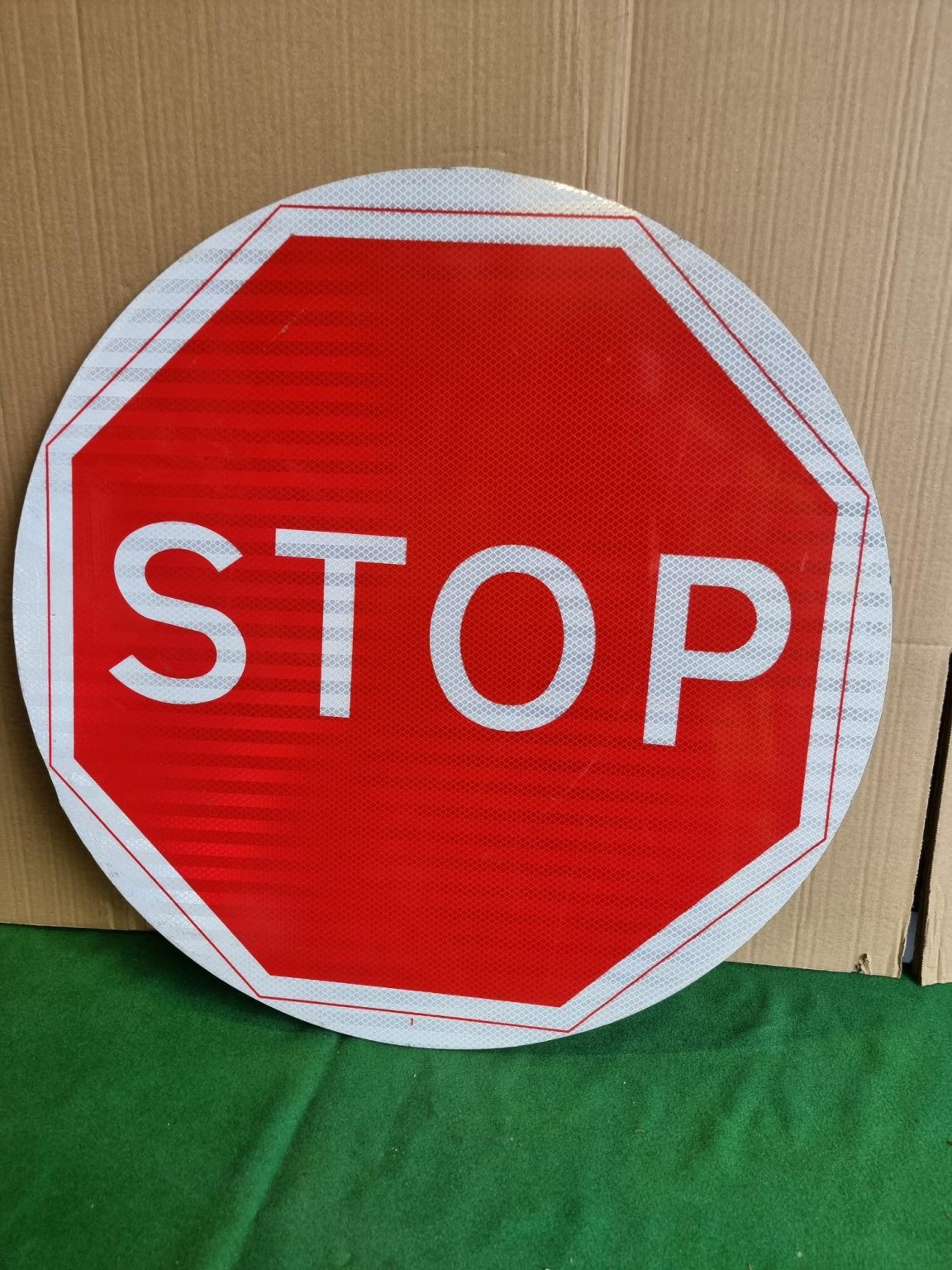 Stop Sign Plastic | Fenori | Street Furniture Salvage, Prop Hire & Sales