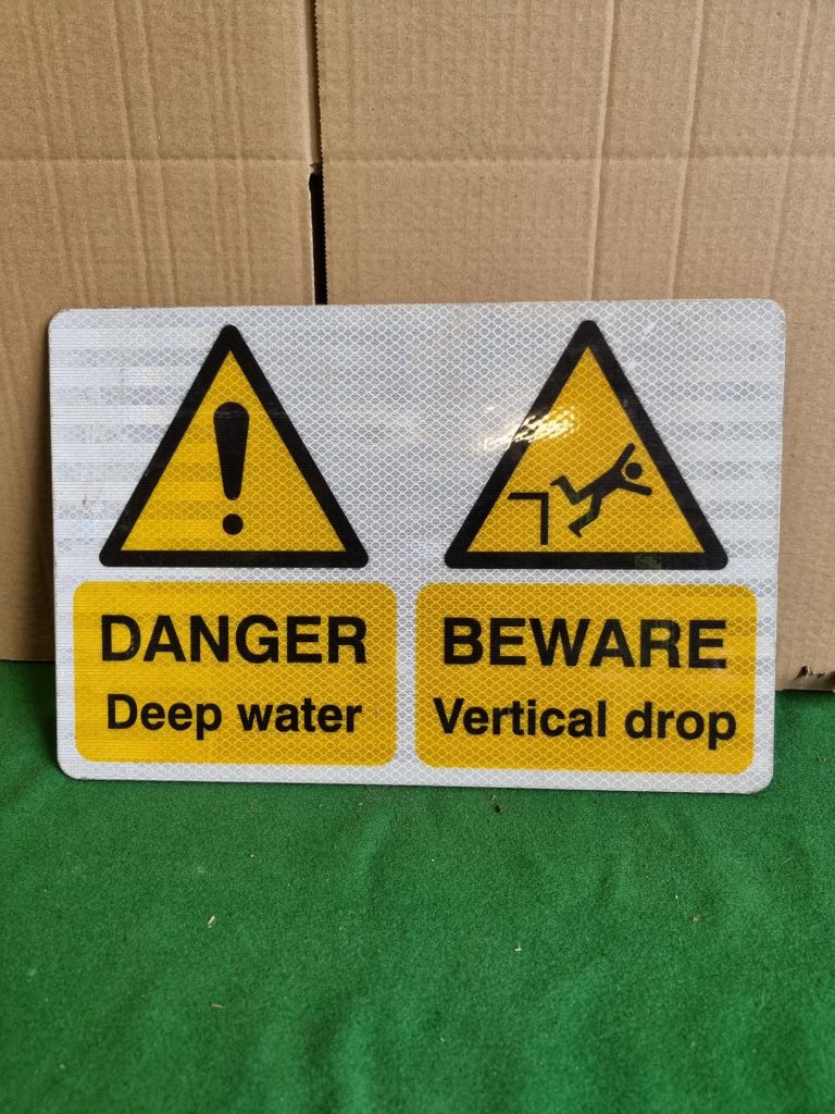 Danger Beware Sign | Fenori | Street Furniture Salvage, Prop Hire & Sales