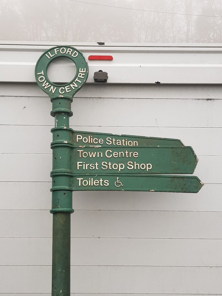 ilford Essex Finger Posts Aluminium | Fenori | Street Furniture Salvage ...