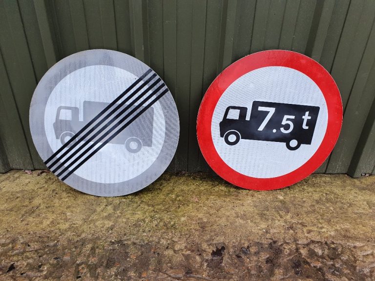 Signs – Lorry Sign – Street Furniture Salvagers , Prop Hire & Sales
