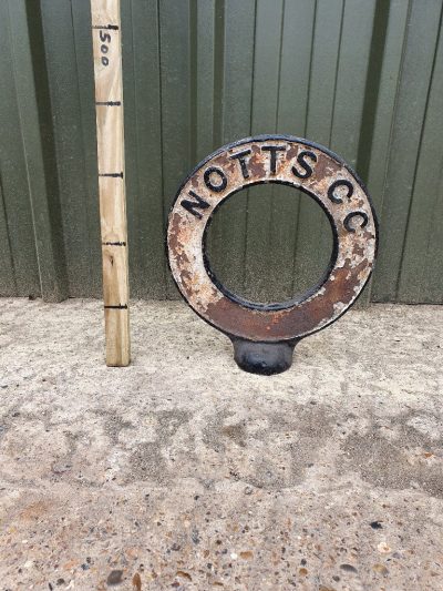 Antique Cast Iron Finger Post Top - Nottinghamshire County Council ...