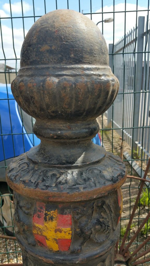 Rare Westminster Ornate Cast Iron Bollards – Street Furniture Salvagers ...